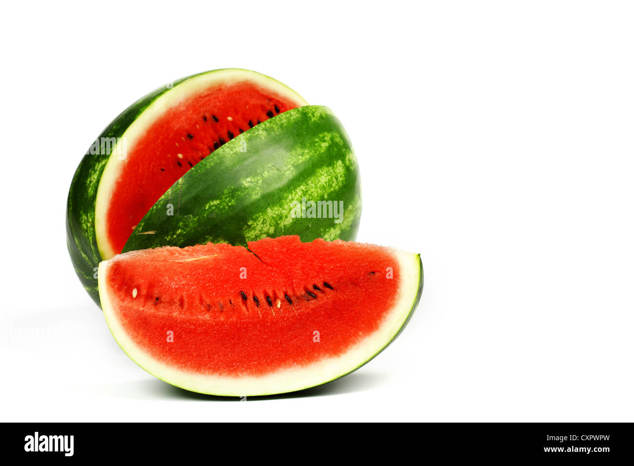 watermelon slice isolated on white Stock Photo - Alamy