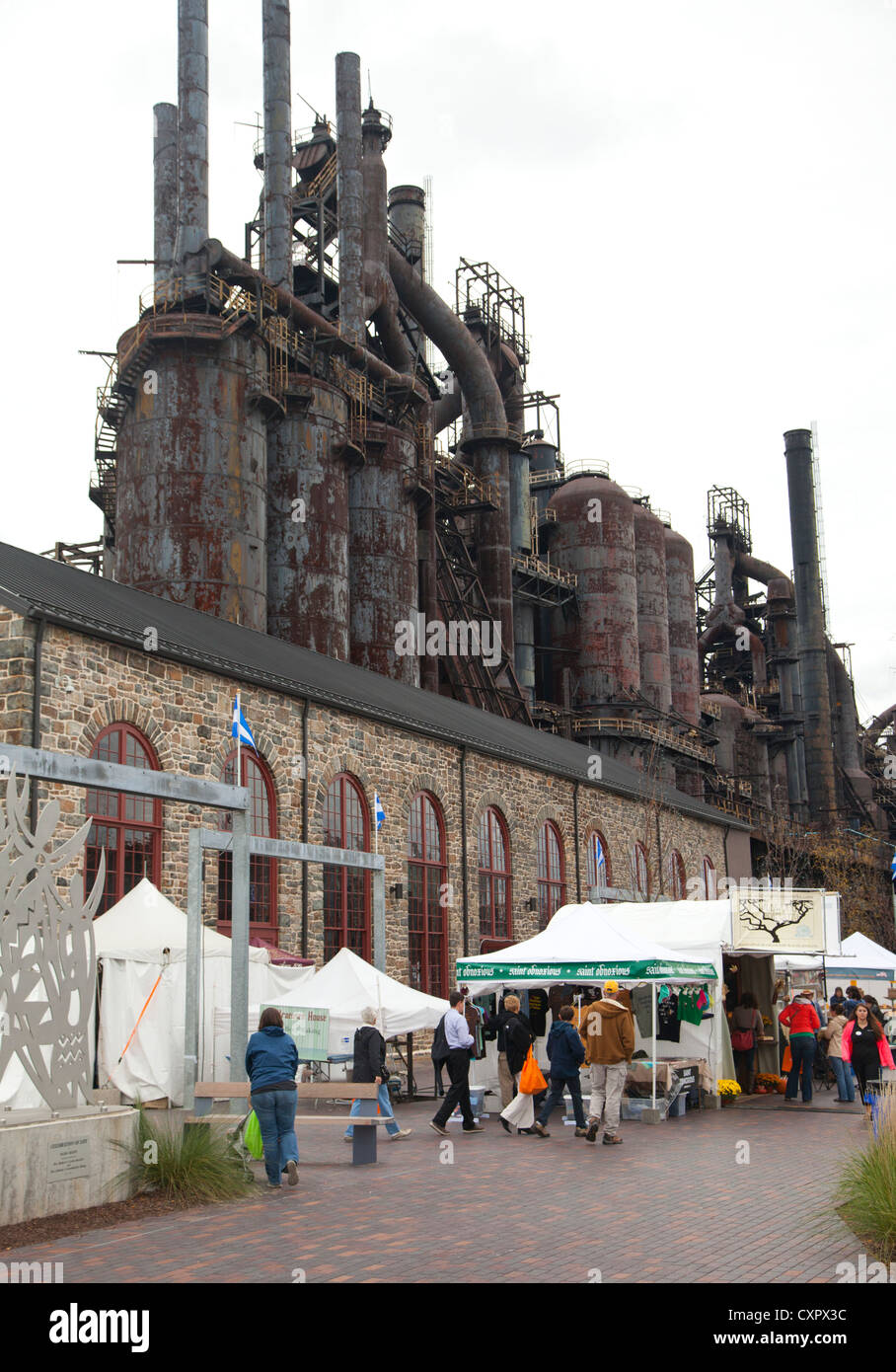 Steel Stacks campus in Bethlehem PA Stock Photo - Alamy Steel Stacks campus in Bethlehem PA Stock Photo - Alamy