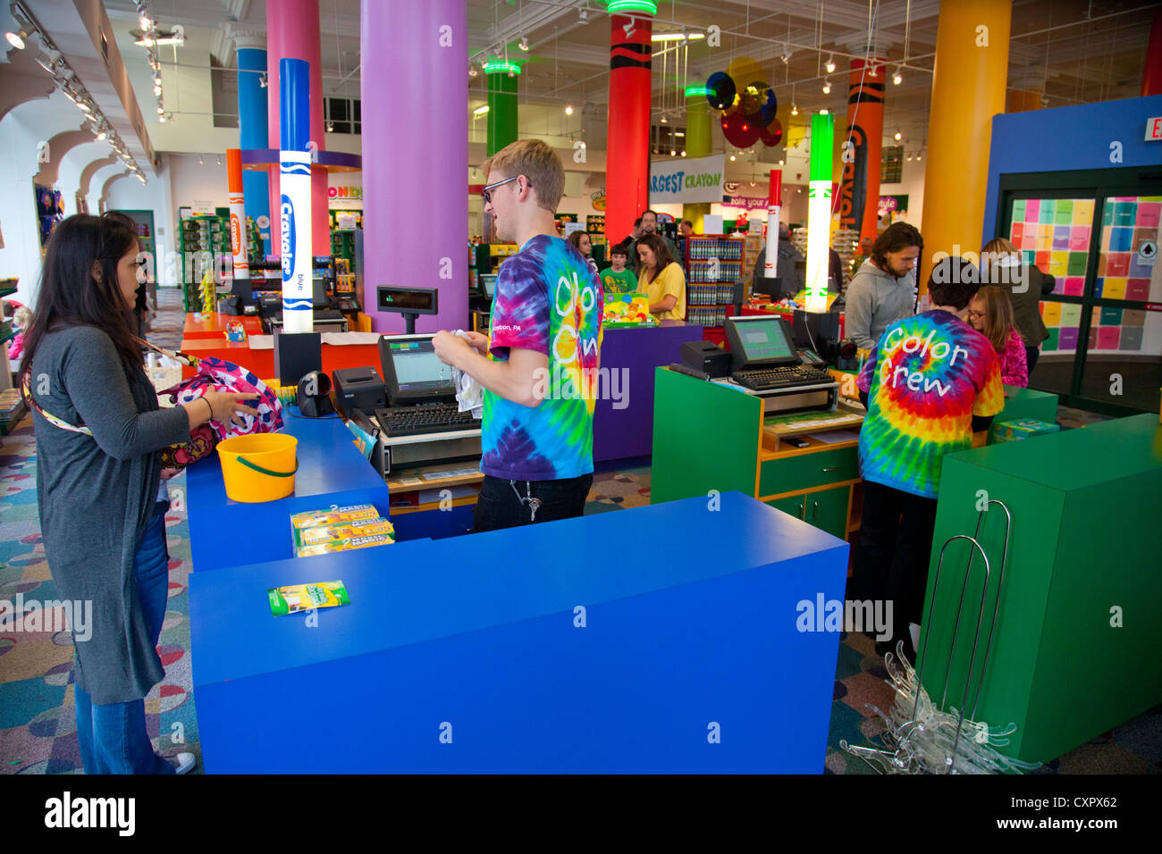 Crayola store hi-res stock photography and images - Alamy