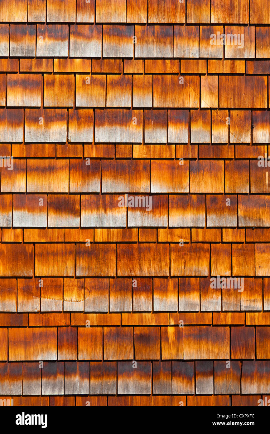 Weathered cedar shakes hi-res stock photography and images - Alamy