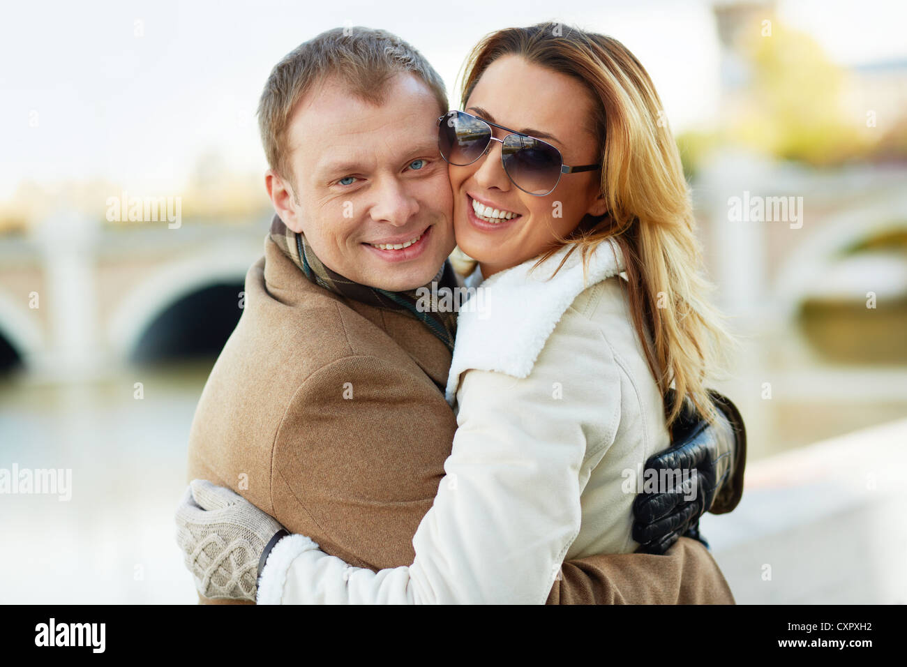 Portrait amorous couple in embrace hi-res stock photography and images ...