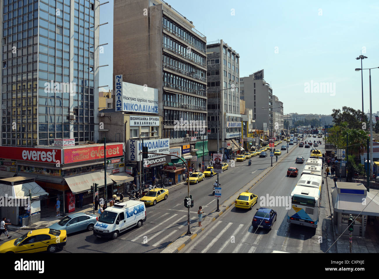 Athens greece downtown hi-res stock photography and images - Alamy