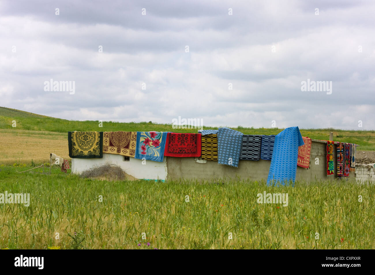 Drying laundry on morocco hi-res stock photography and images - Alamy