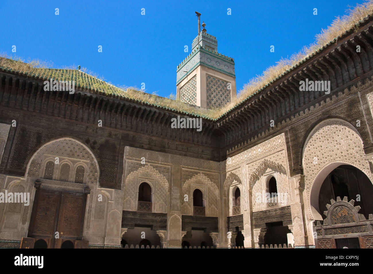 Mosque in the old medina, Fes, Morocco Stock Photo - Alamy