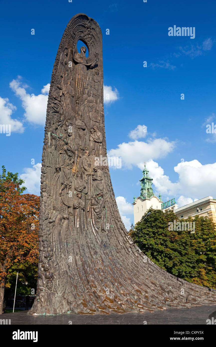 Shevchenko Monument, L'viv, Ukraine Stock Photo - Alamy
