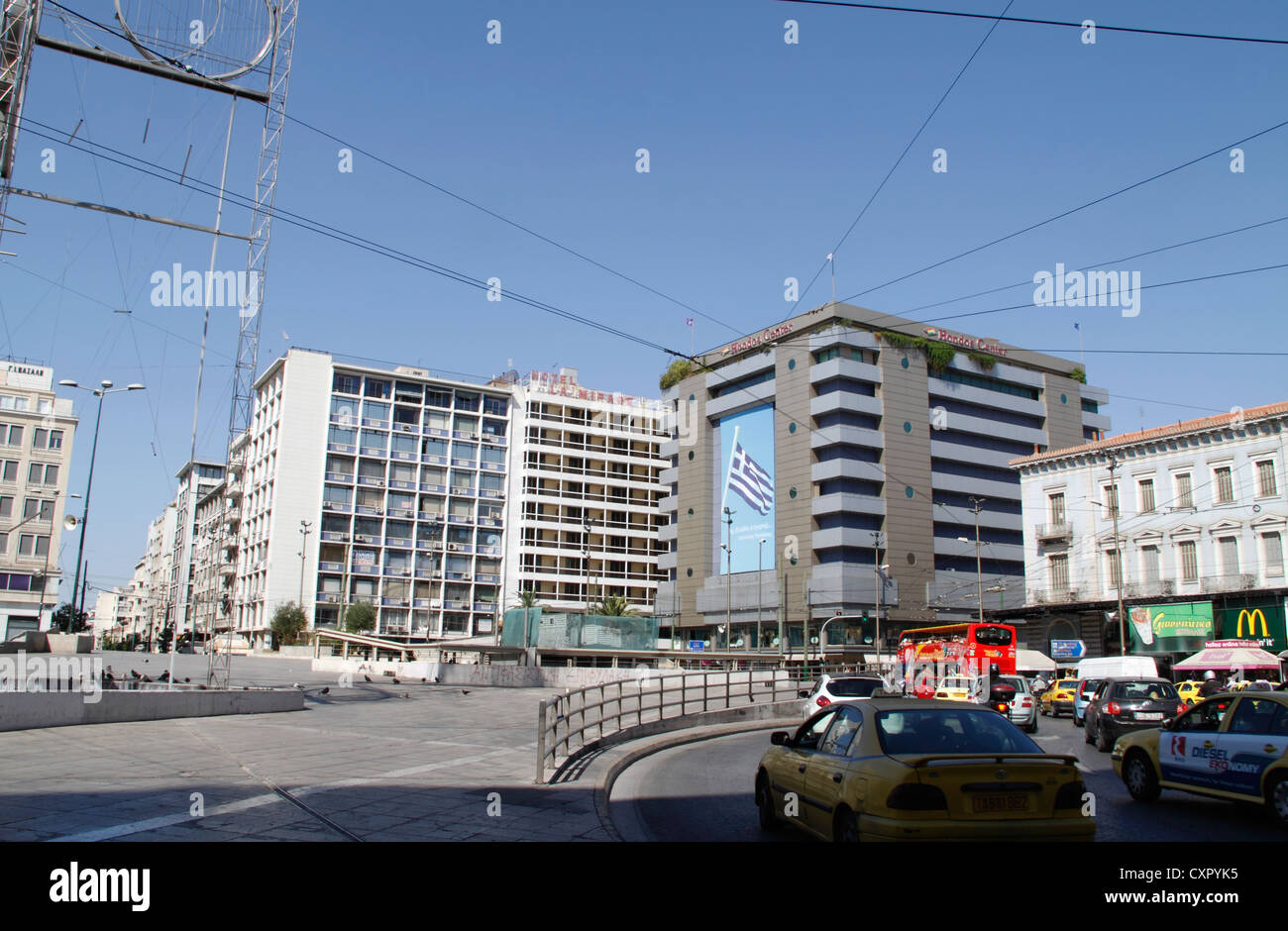 Omonia Square, Athens, Attica, Greece Stock Photo - Alamy