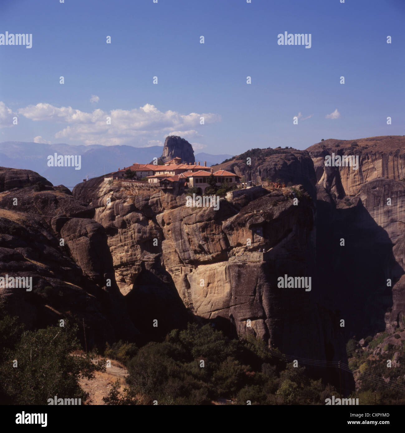 ANCIENT MONASTERY ON MOUNTAIN TOP Stock Photo - Alamy