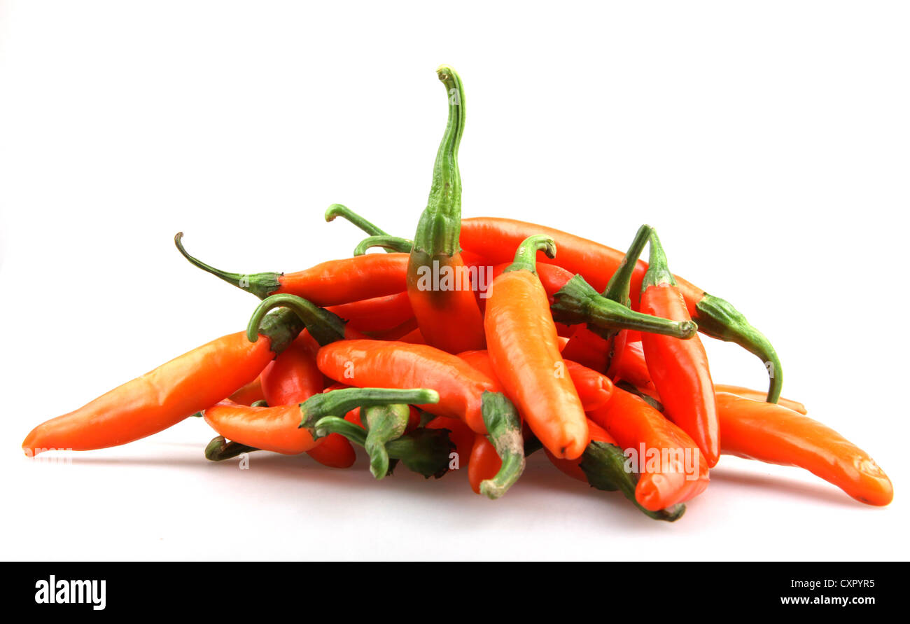 Red chilli peppers Stock Photo - Alamy