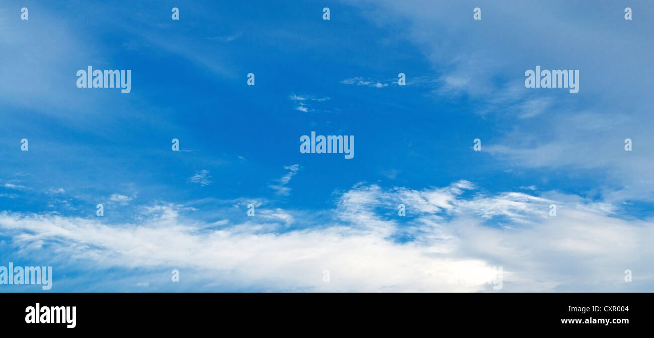 beauty peaceful sky with white clouds great as background Stock Photo ...