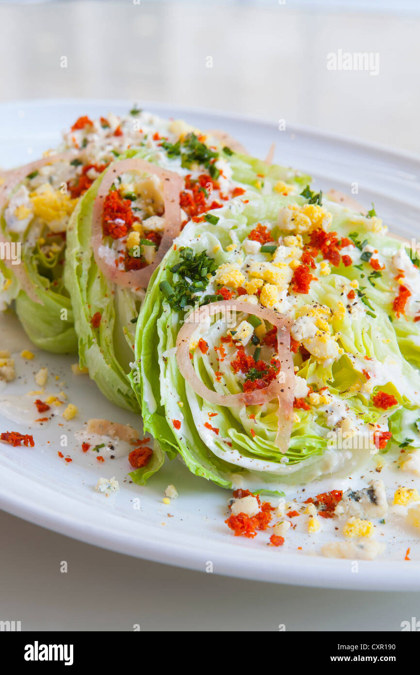 Iceberg lettuce salad Stock Photo - Alamy