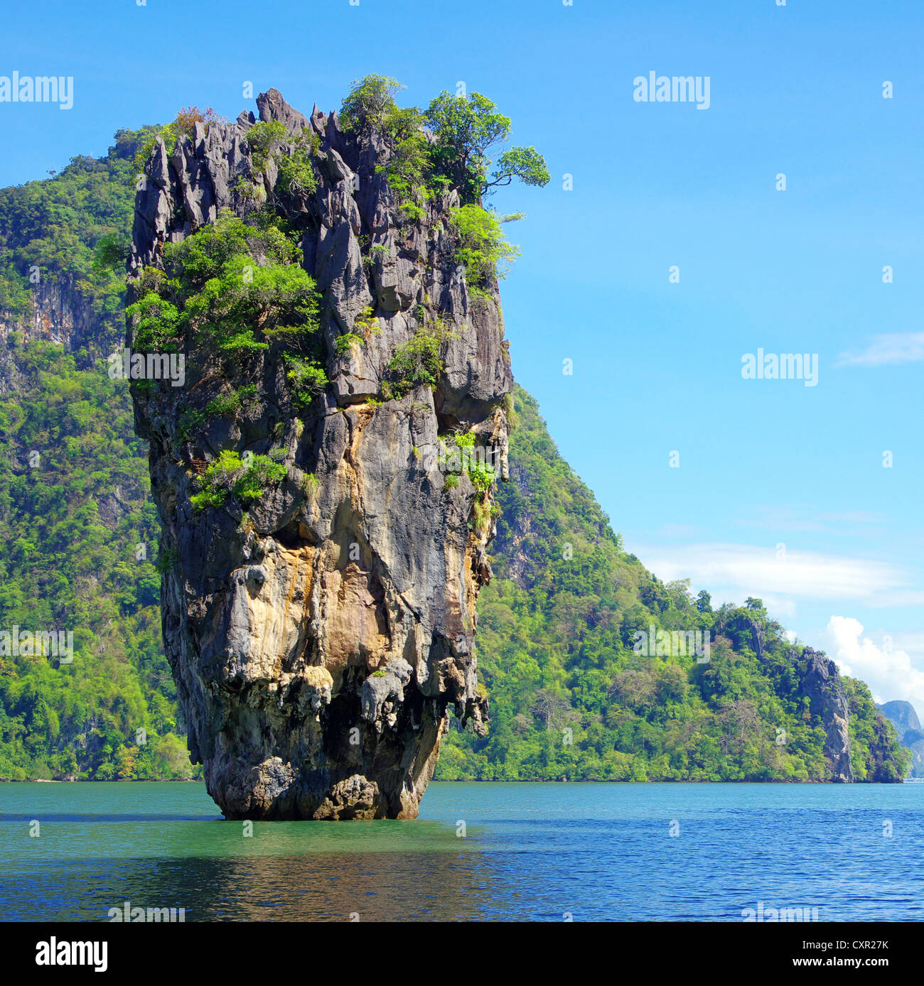 james bond island in thailand, ko tapu Stock Photo - Alamy