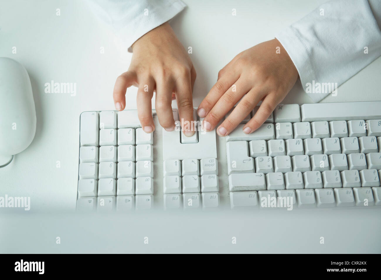 Boy 6 Years Computer Keyboard High Resolution Stock Photography and ...