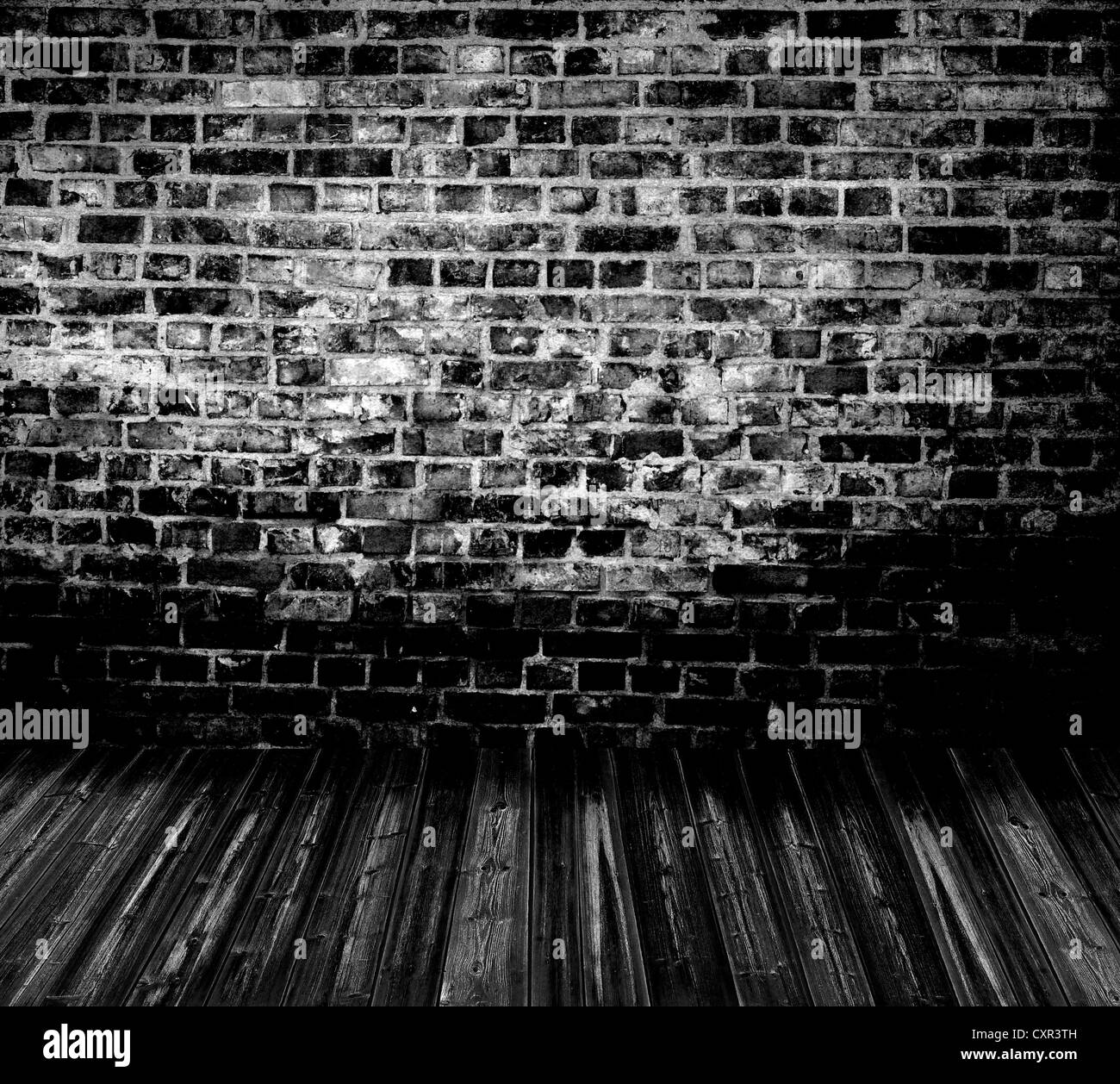 Interior wooden interior house Black and White Stock Photos & Images ...