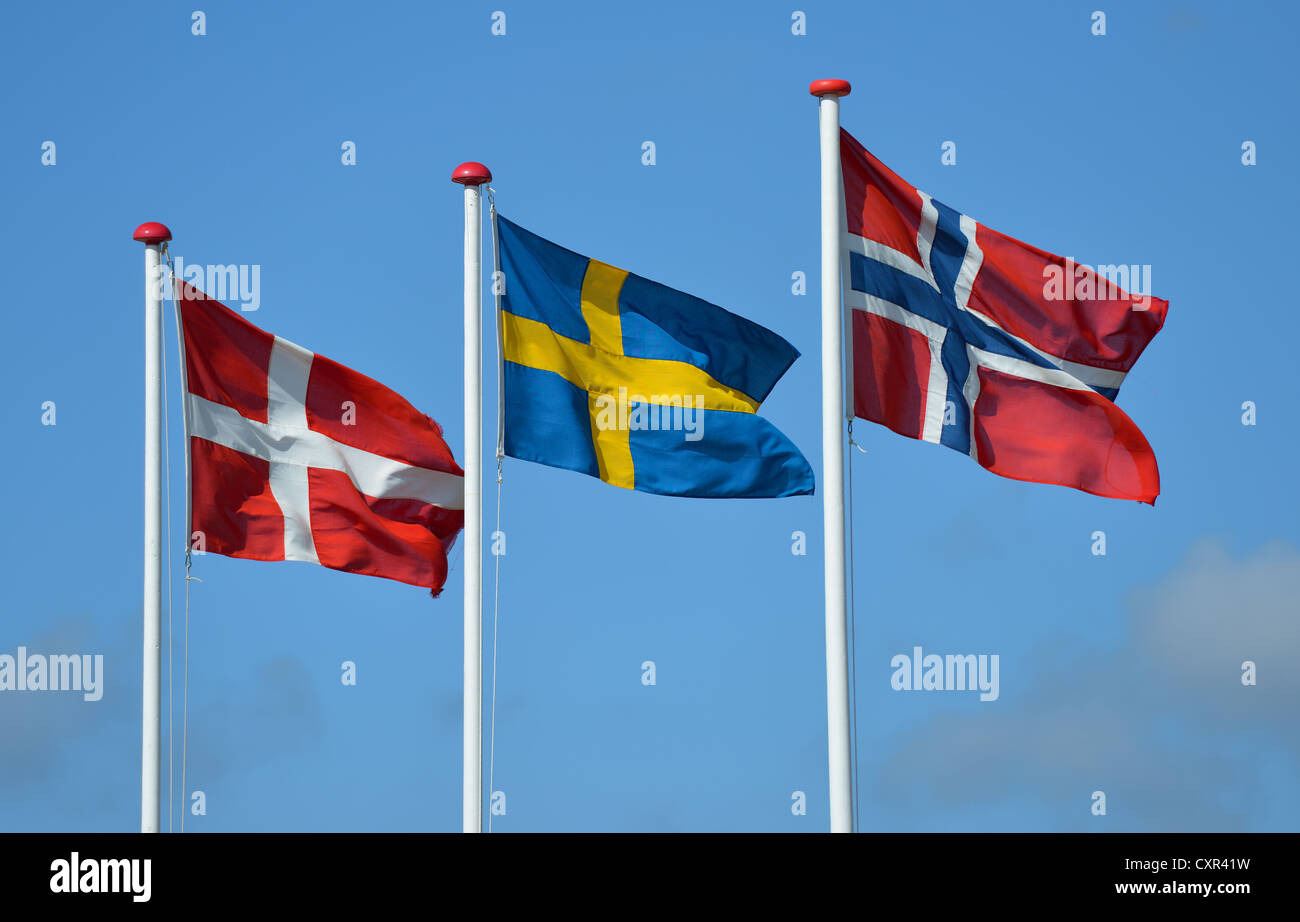 Scandinavian flags hi-res stock photography and images - Alamy