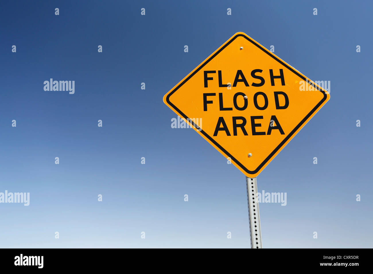Flooding risk road sign hi-res stock photography and images - Alamy