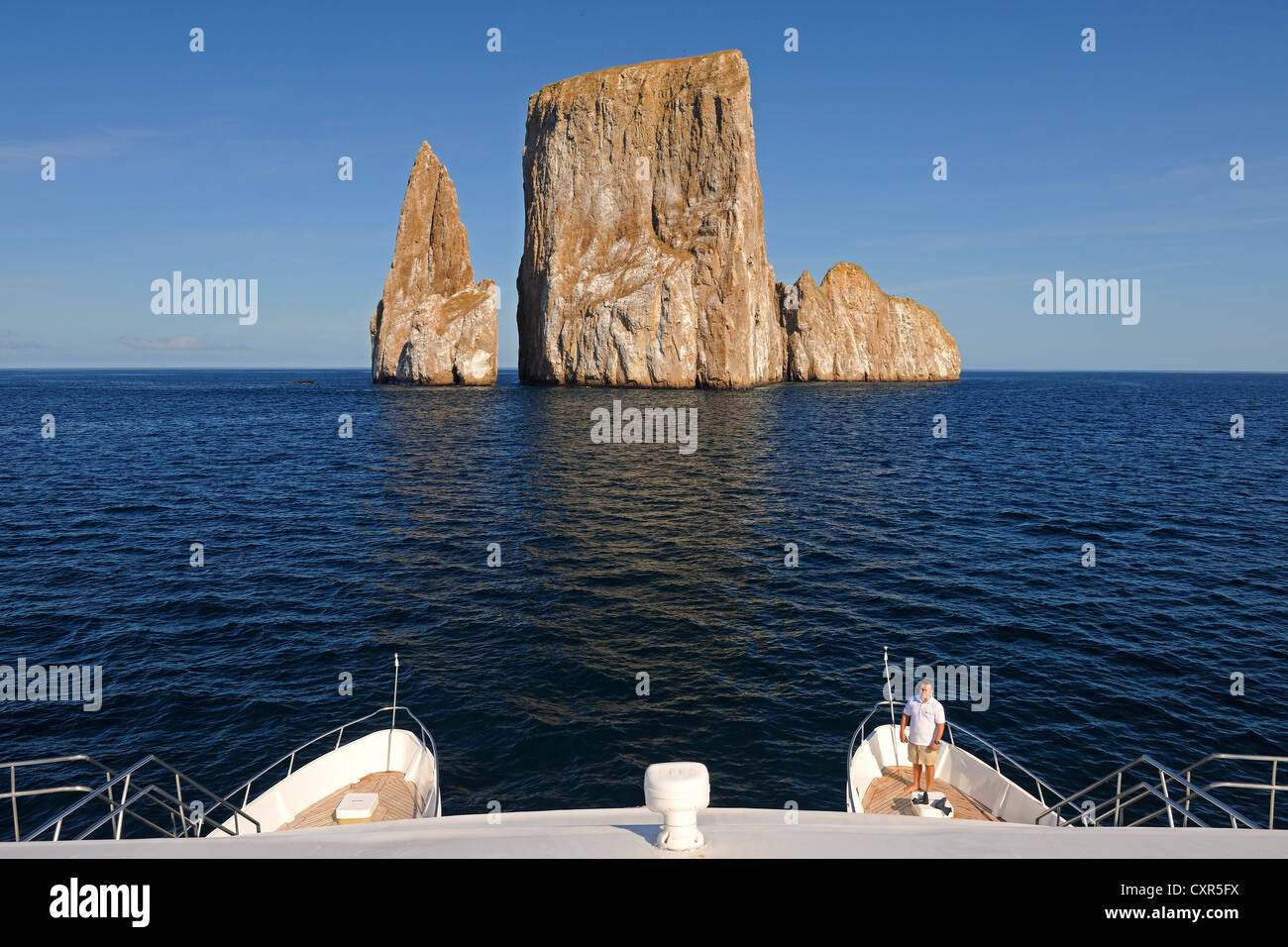Kicker Rock near San Cristóbal Island, Galapagos Islands, UNESCO World ...