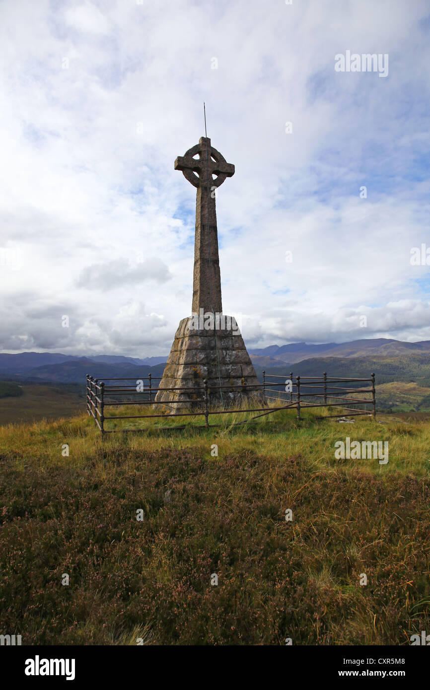 Tweedmouth monument on Beinn Mhor Guisachan Estate Strath Glass ...