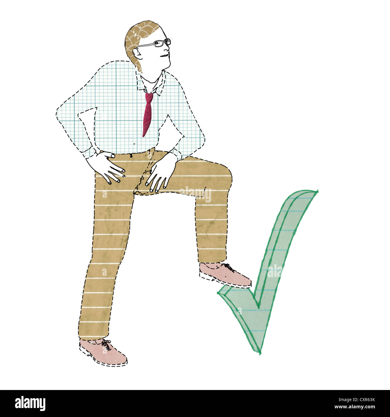 Green check mark hi-res stock photography and images - Alamy