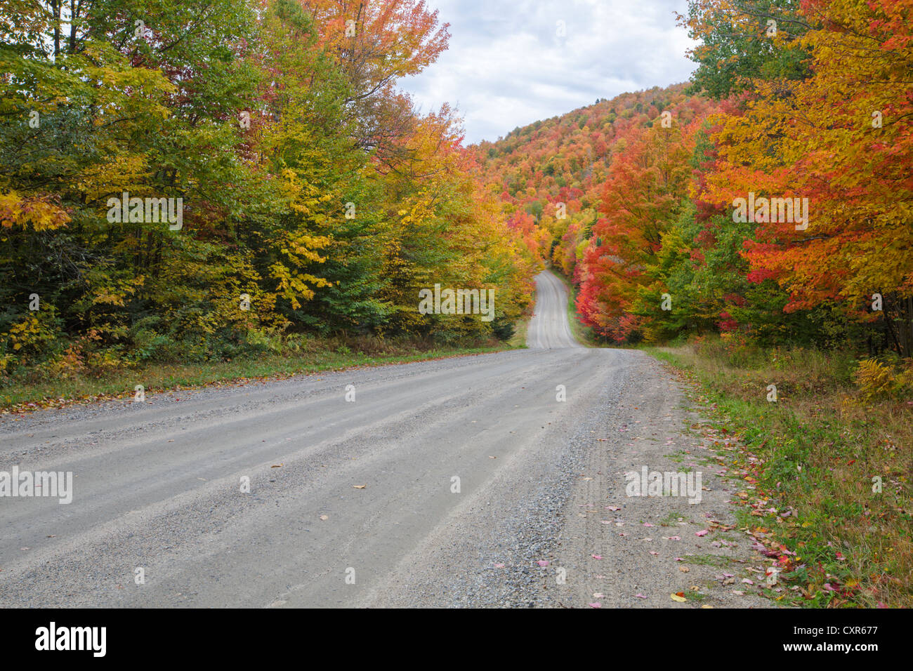 Northeast Kingdom - Granby Road in Granby, Vermont during the autumn ...