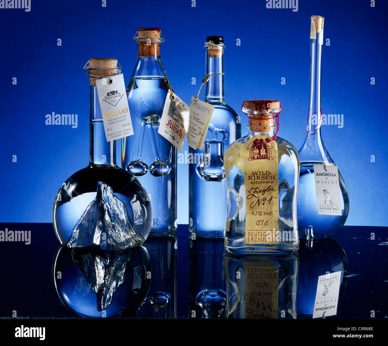 Various bottles of spirits Stock Photo - Alamy Various bottles of spirits Stock Photo - Alamy
