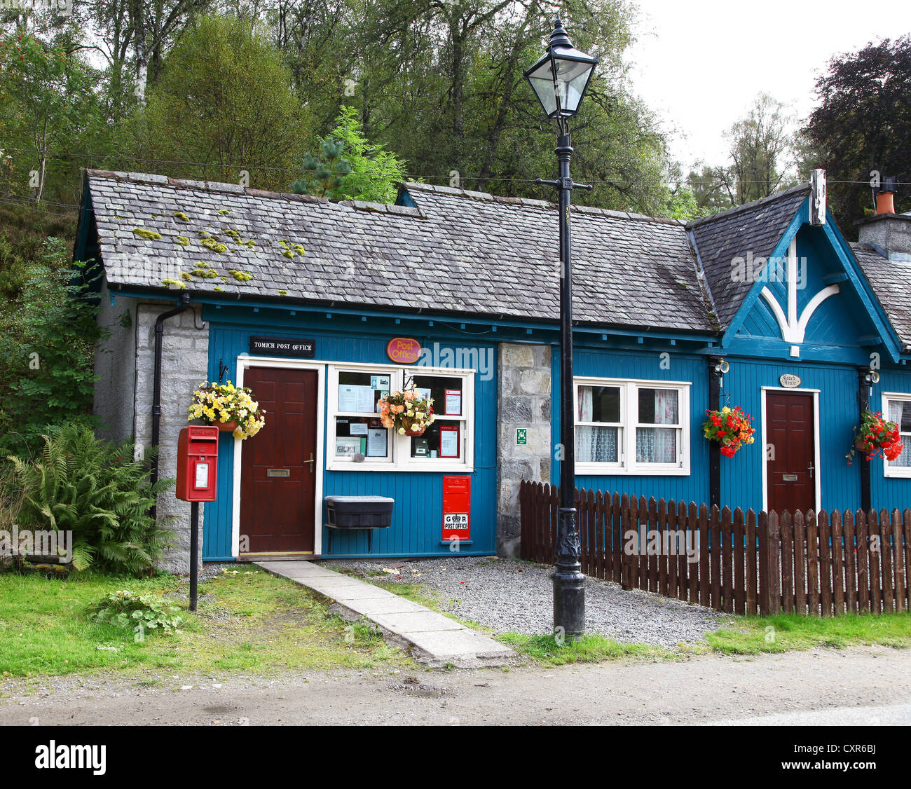 Tomich Post Office is in a Victorian model conservation village ...