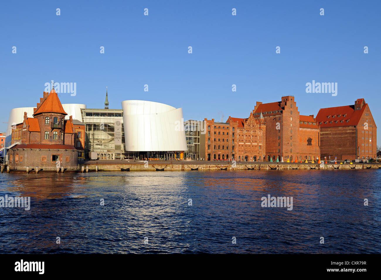 Port Authority, Ozeaneum, old port of Stralsund, UNESCO World Heritage ...