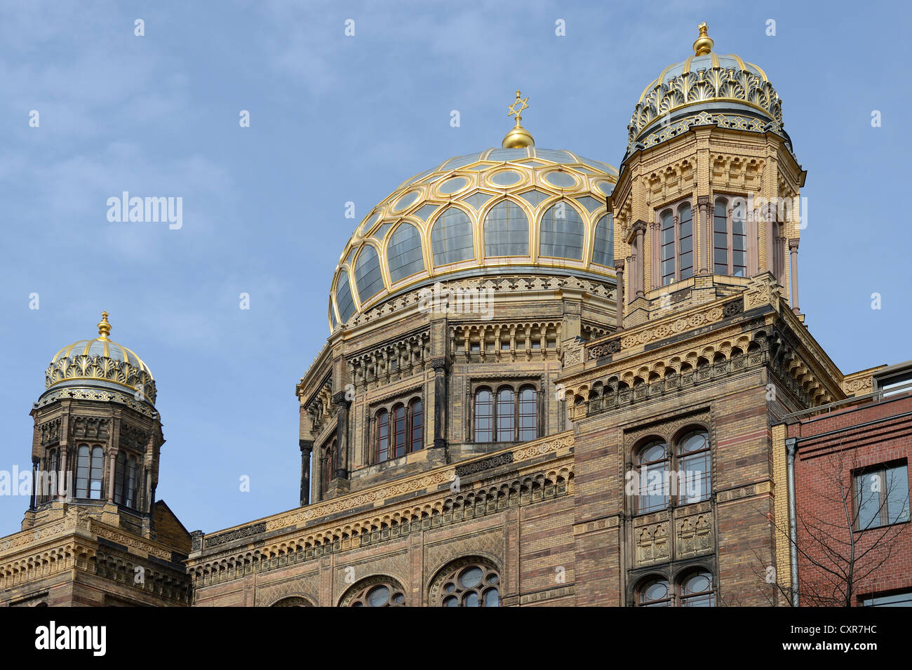 Domes, New Synagogue, Oranienburger Strasse, Berlin, Germany, Europe ...