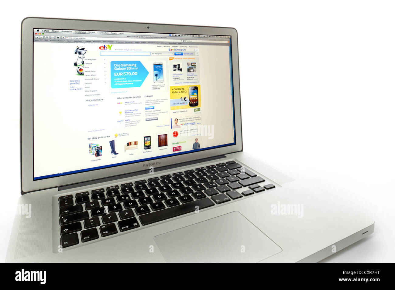 Ebay screen hi-res stock photography and images - Alamy