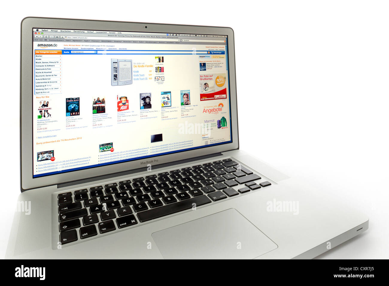 Amazon website screen hi-res stock photography and images - Alamy