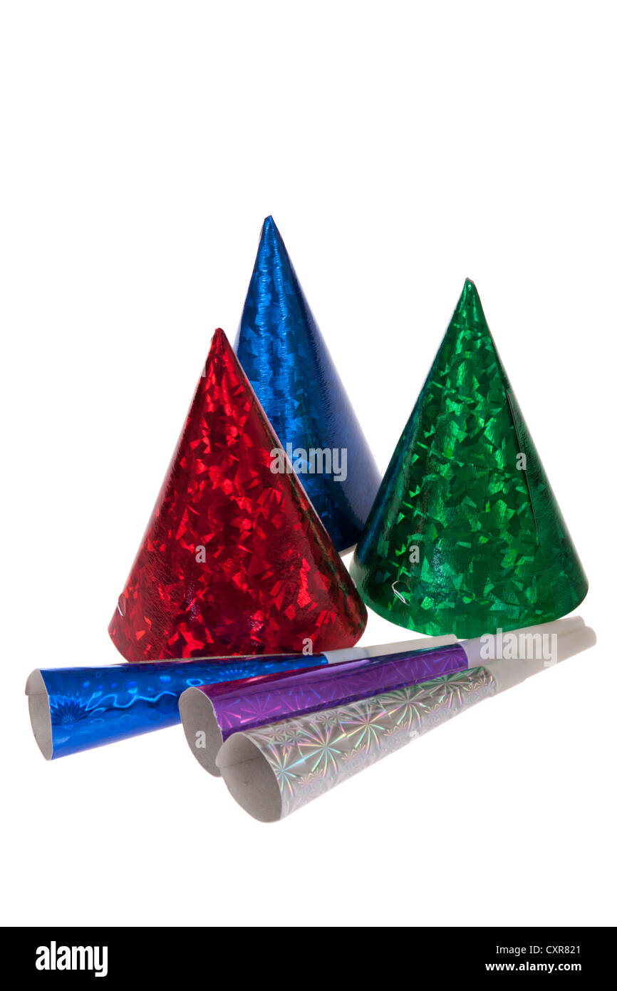 Party popper blue Cut Out Stock Images & Pictures - Alamy