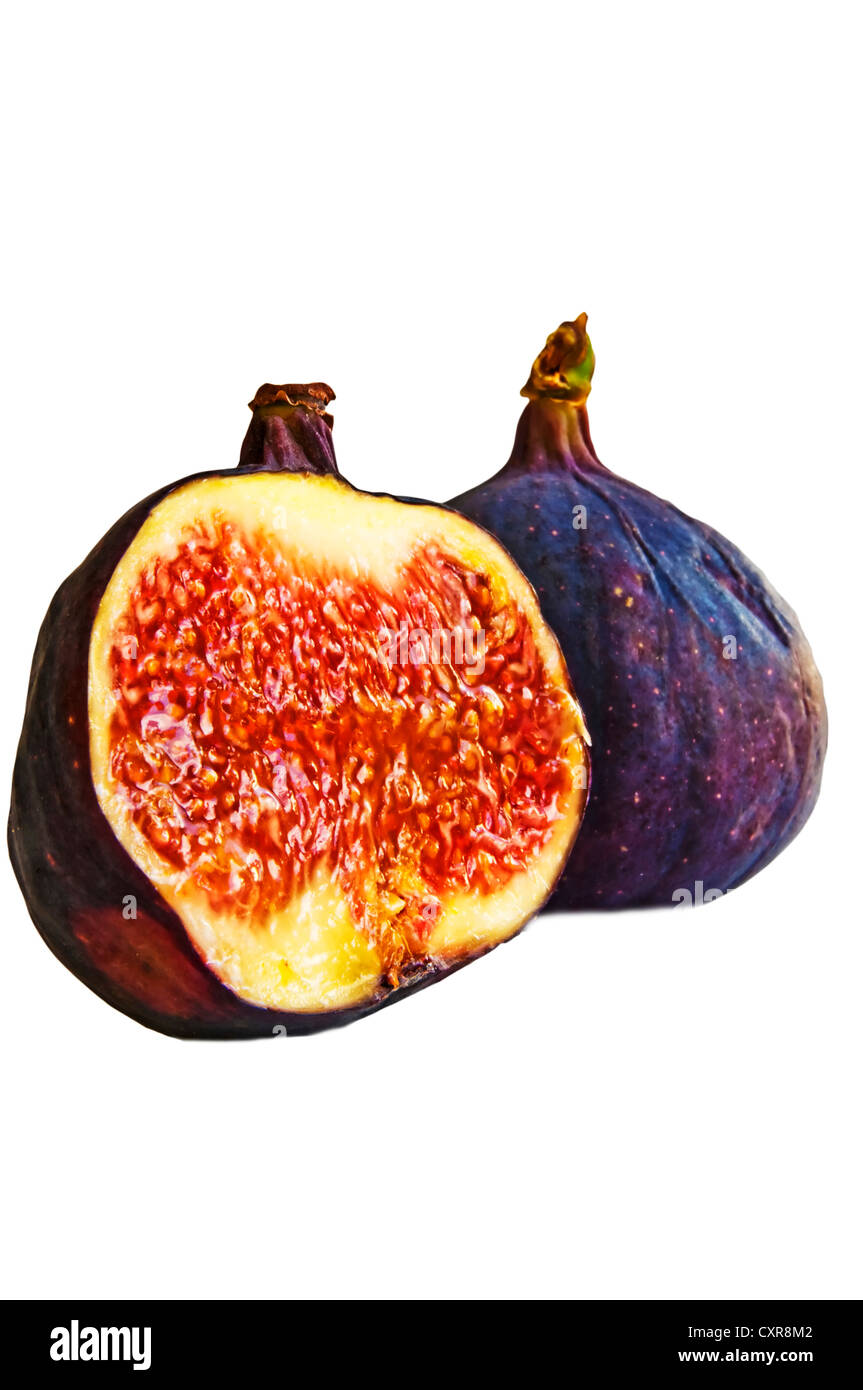 Cut fig closeup hi-res stock photography and images - Alamy