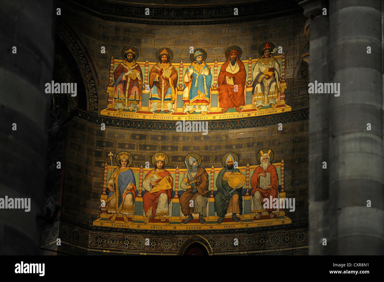 Choir and apse with fresco hi-res stock photography and images - Alamy