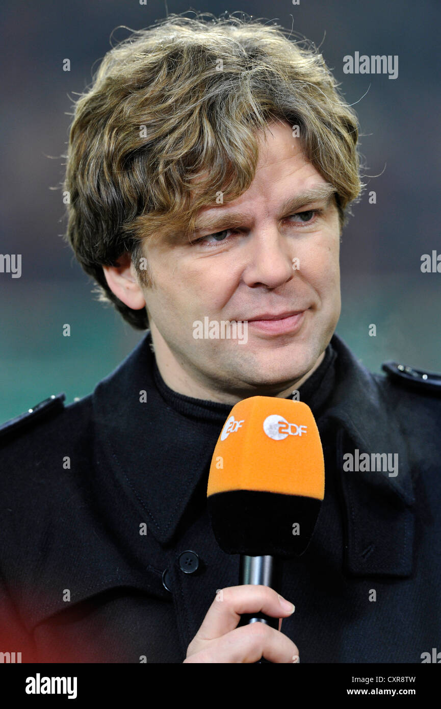 ZDF sports presenter Michael Steinbrecher, Mercedes-Benz Arena ...