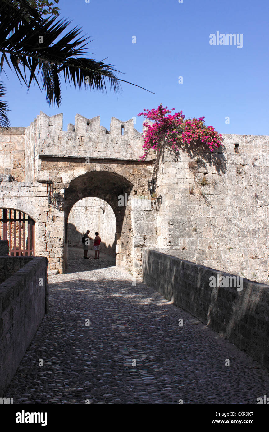 St ANTHONY'S GATE RHODES OLD TOWN. RHODES Stock Photo - Alamy
