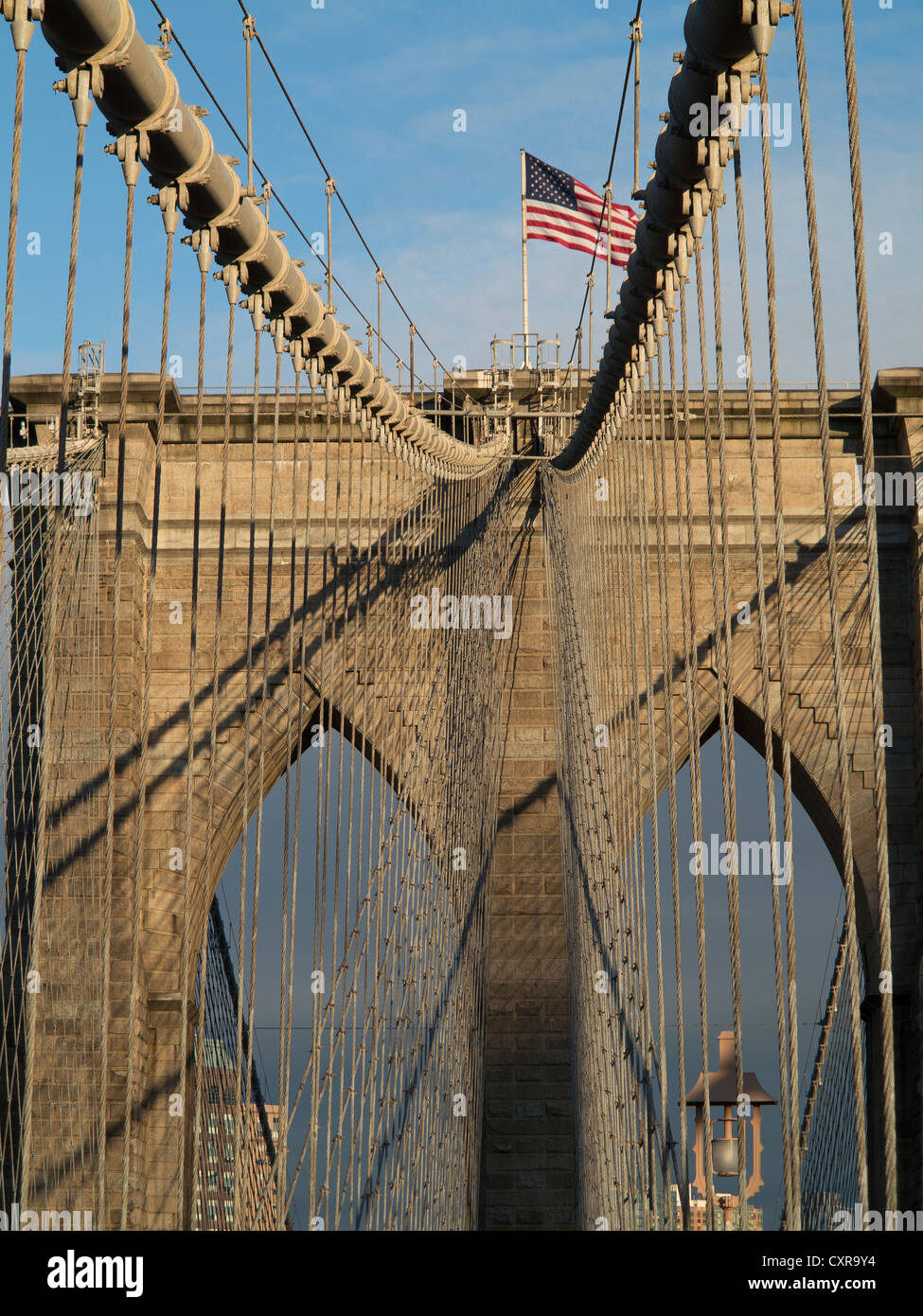 Brooklyn Bridge, Manhattan, New York, USA, North America, America Stock ...
