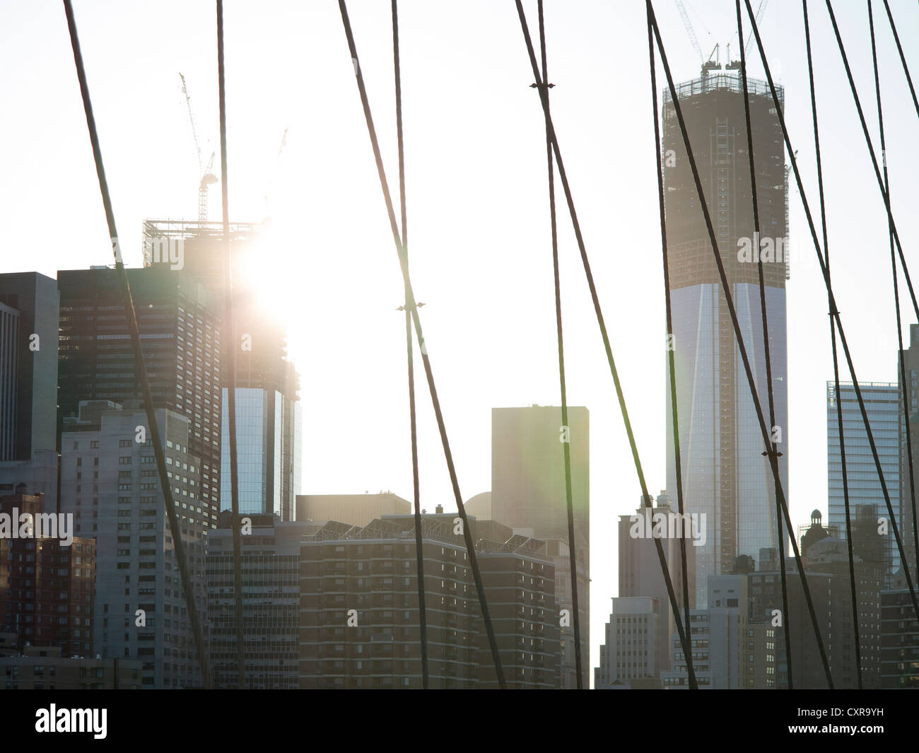 World trade one under construction hi-res stock photography and images ...