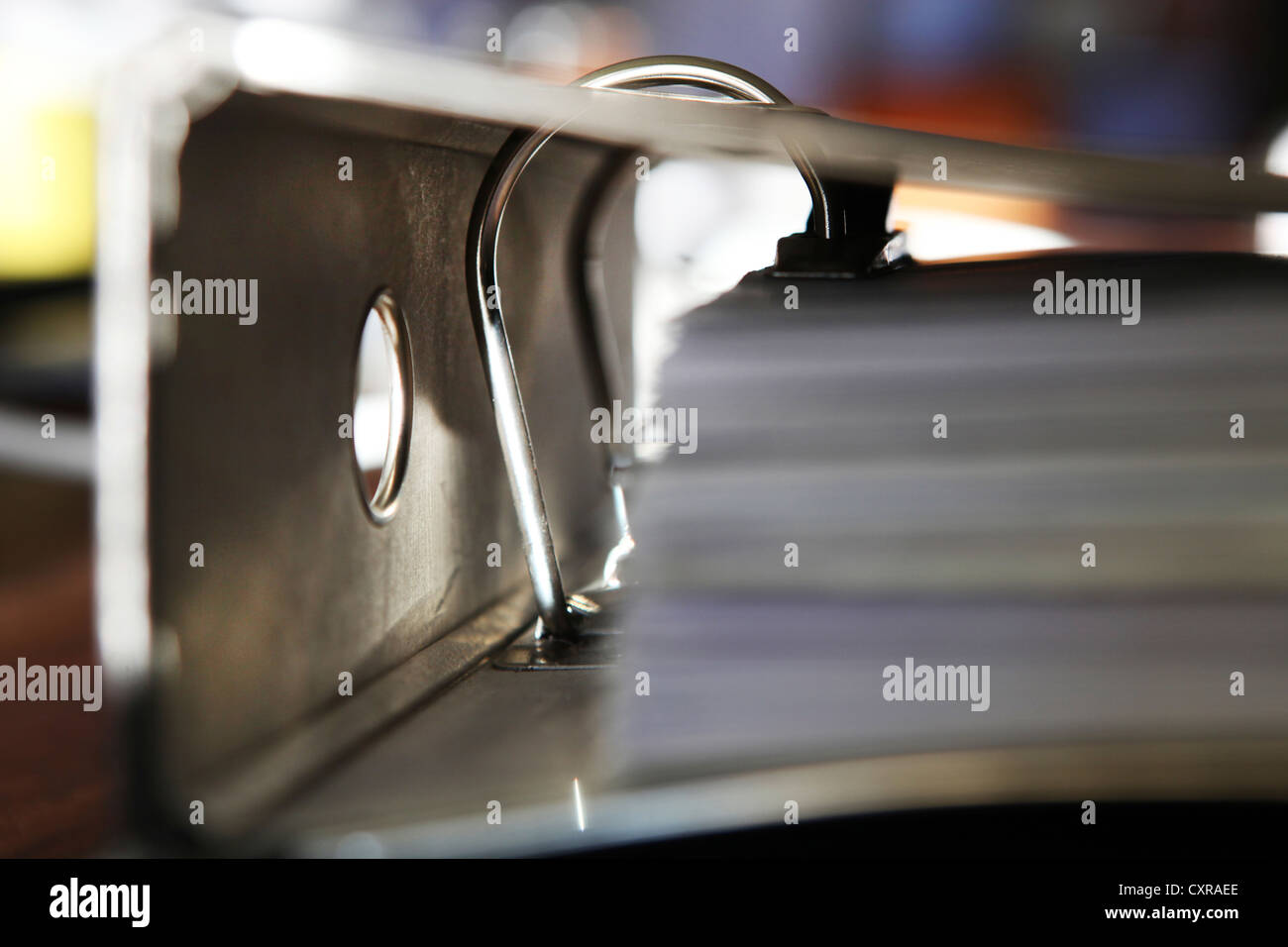 Ring binder in an office Stock Photo - Alamy