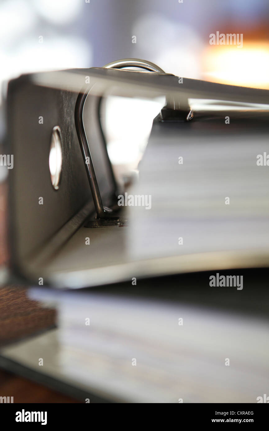 Ring binder in an office Stock Photo - Alamy