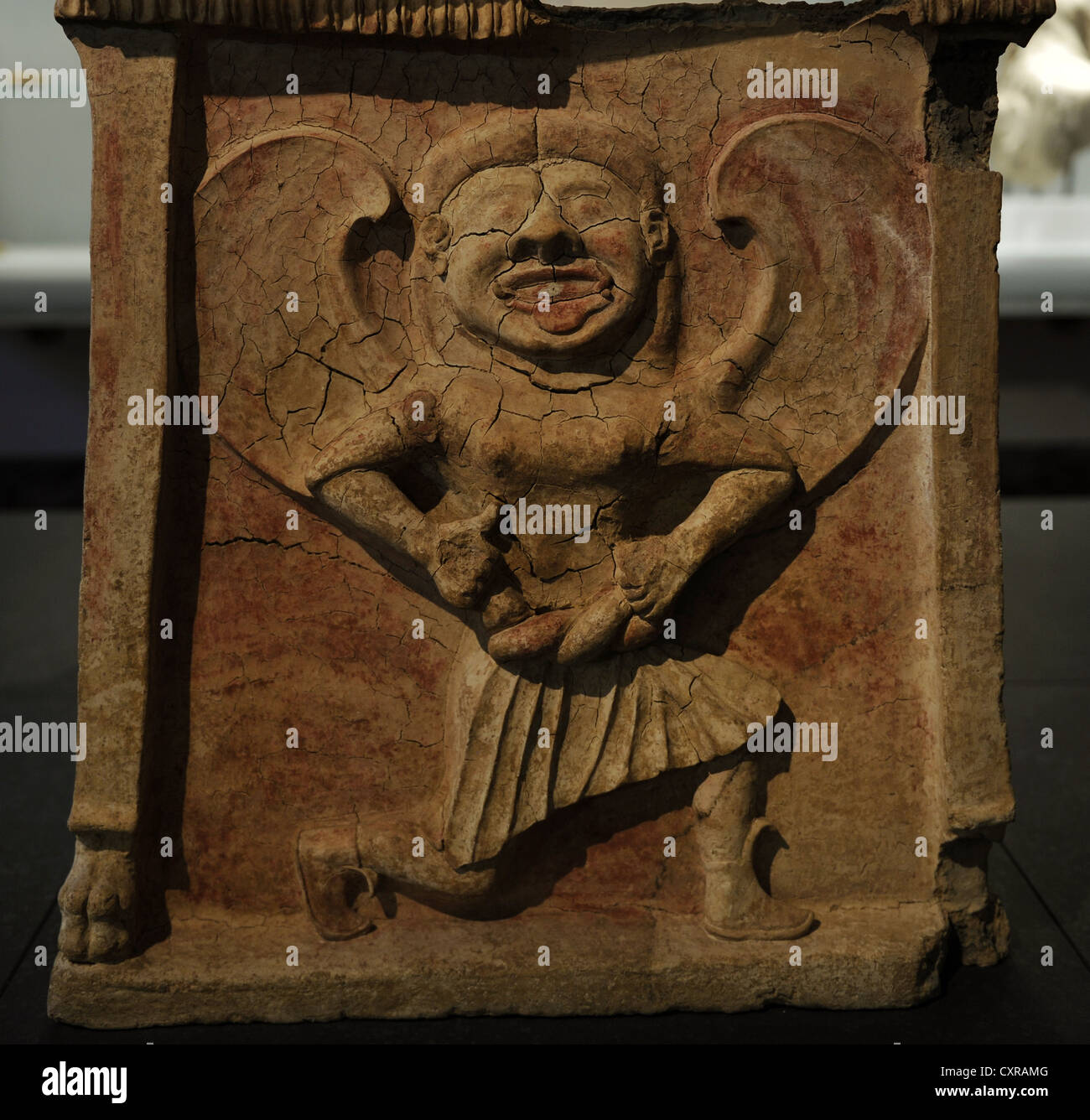 Ancient Art. Mediterranean area. Altar. Relief depicting Medusa. Ny ...