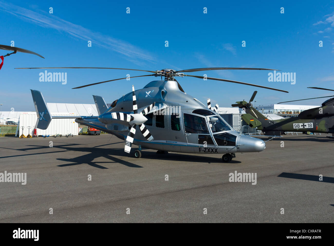 Experimental high-speed compound helicopter Eurocopter X3 (X-Cubed ...
