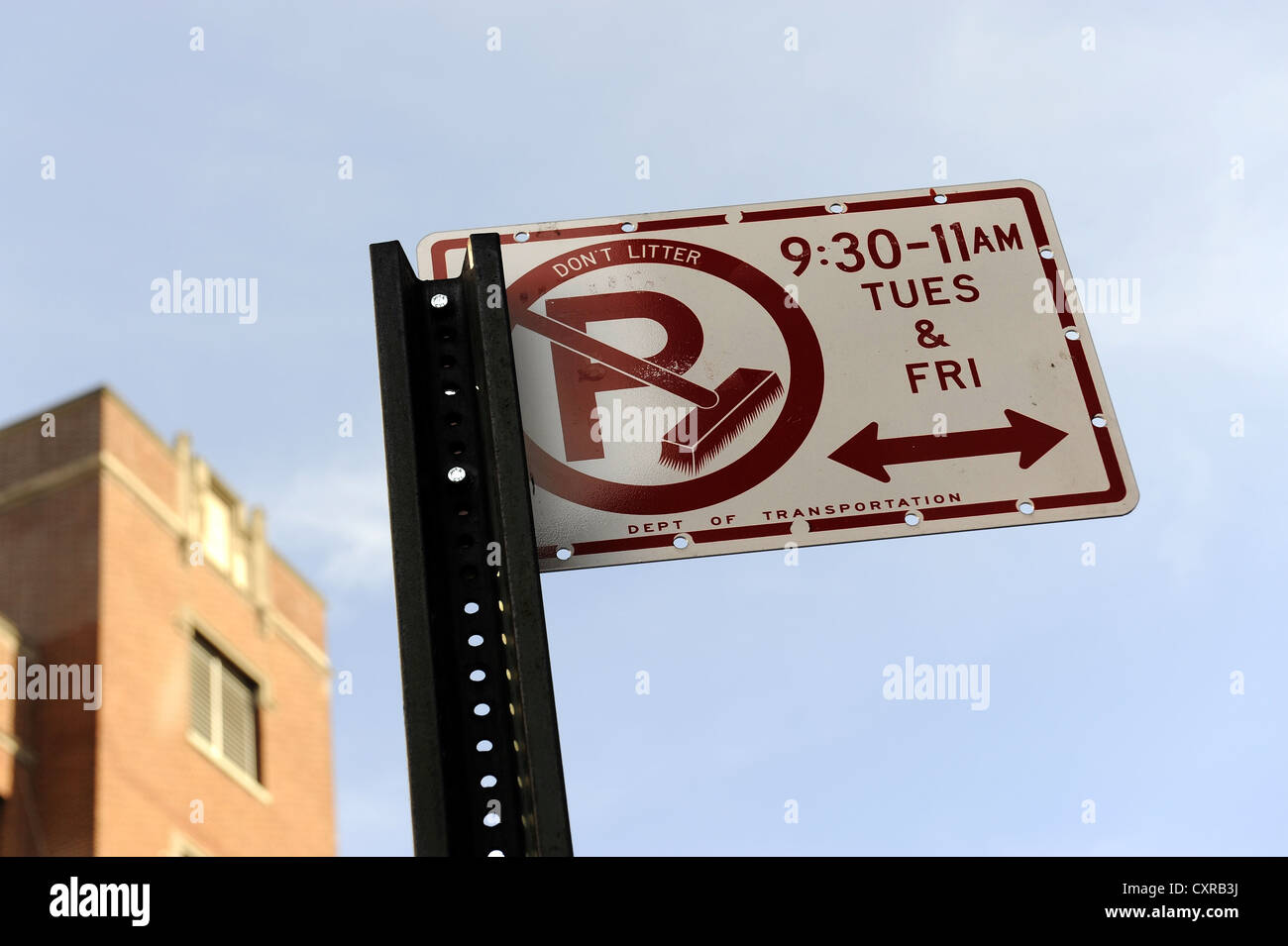 No parking sign, Harlem, Manhattan, New York City, New York, USA, North ...