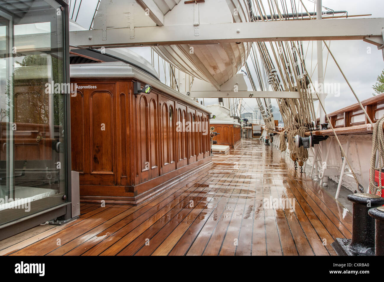 The Cutty Sark tea clipper and original vessel from the 1800's Stock ...