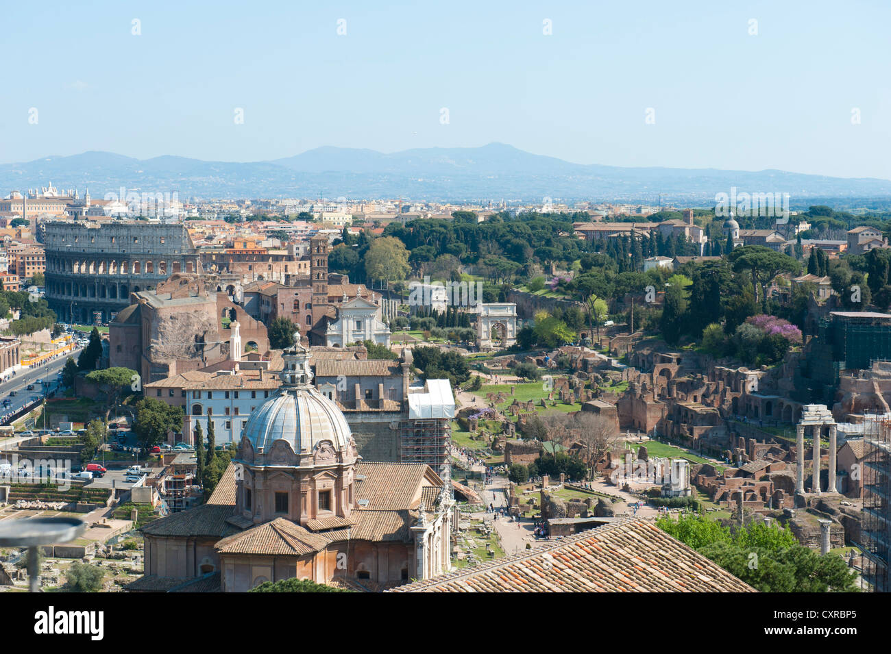 View from the National Monument to Victor Emmanuel II, Altare della ...