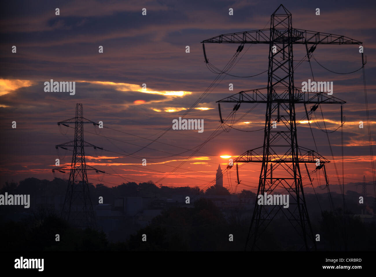 Scotland pylons hi-res stock photography and images - Alamy