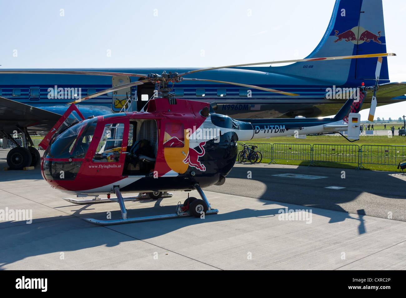 The helicopter MBB Bo 105 CB Stock Photo - Alamy