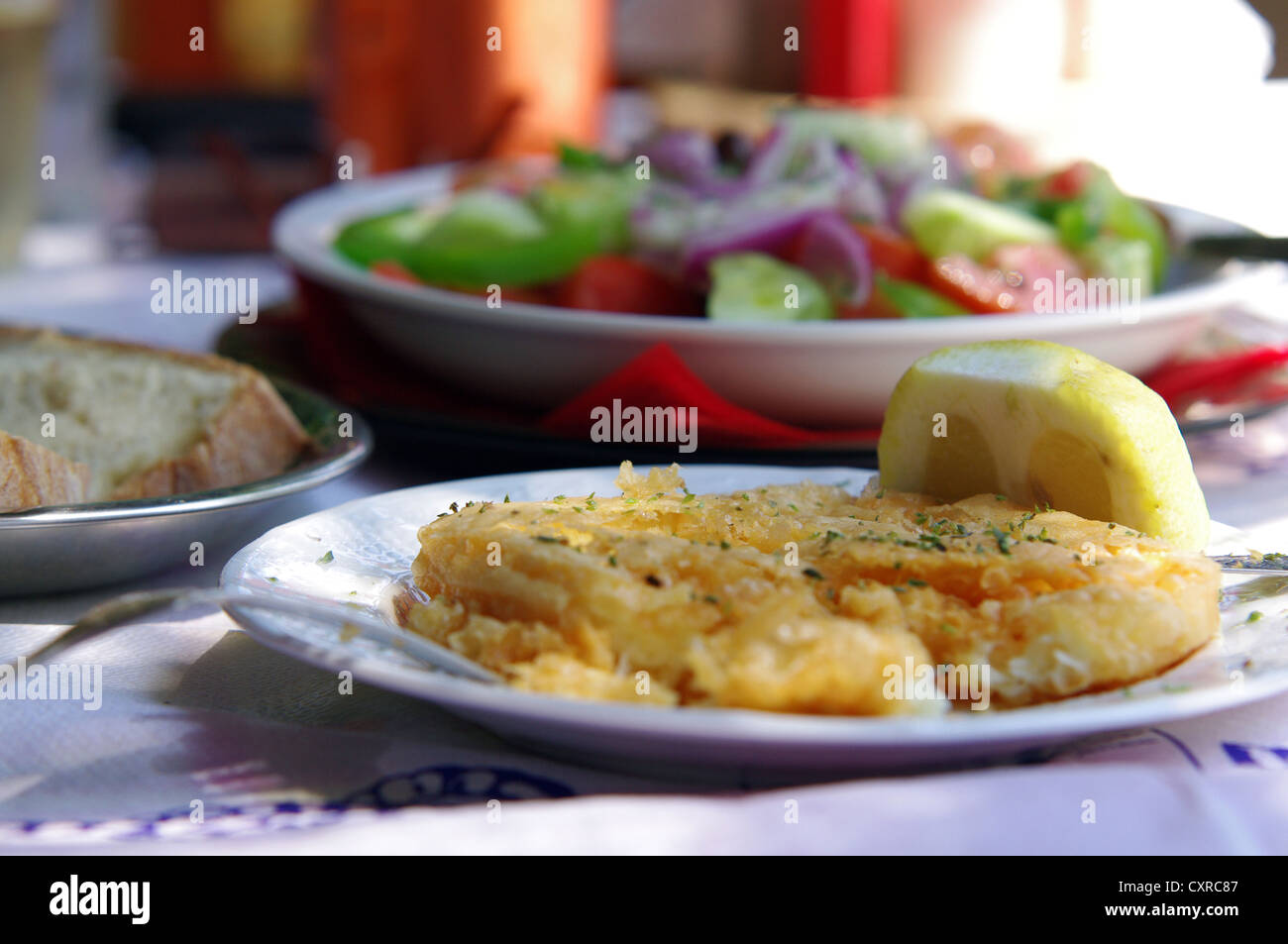Typical greek meal hi-res stock photography and images - Alamy