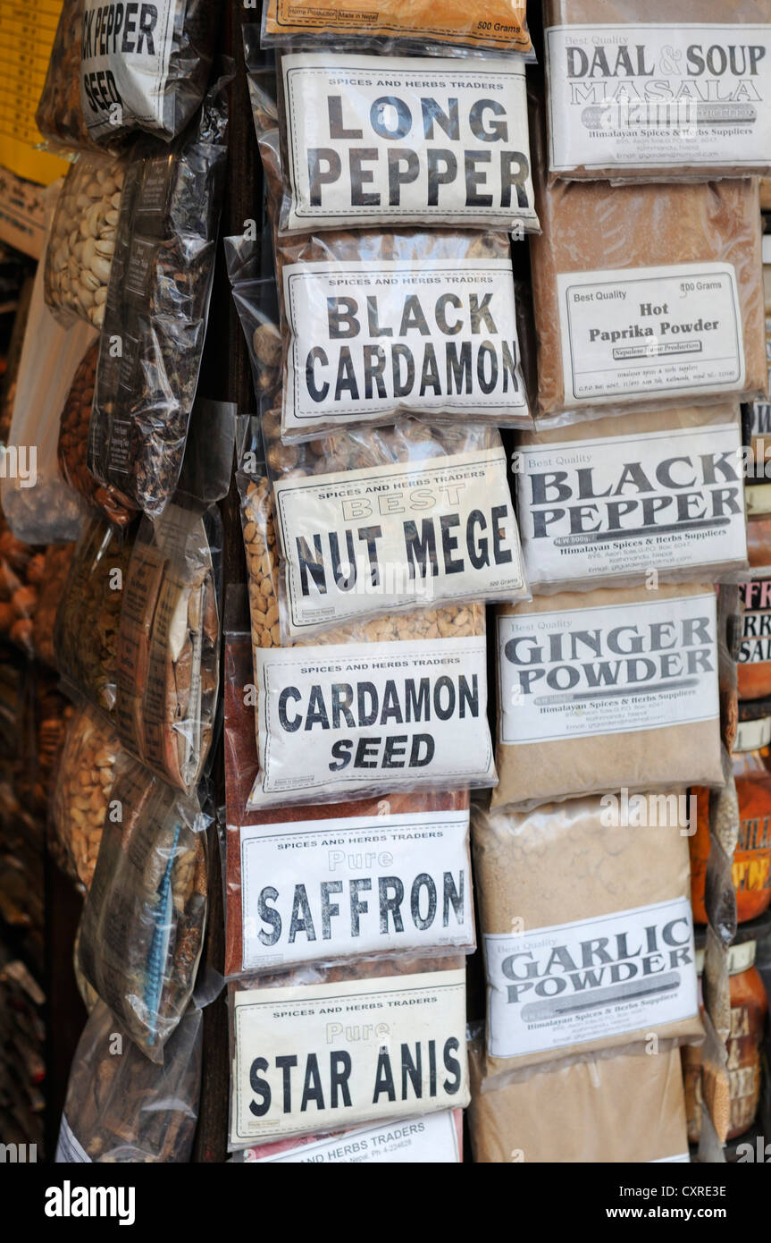 Packaged spices hi-res stock photography and images - Alamy