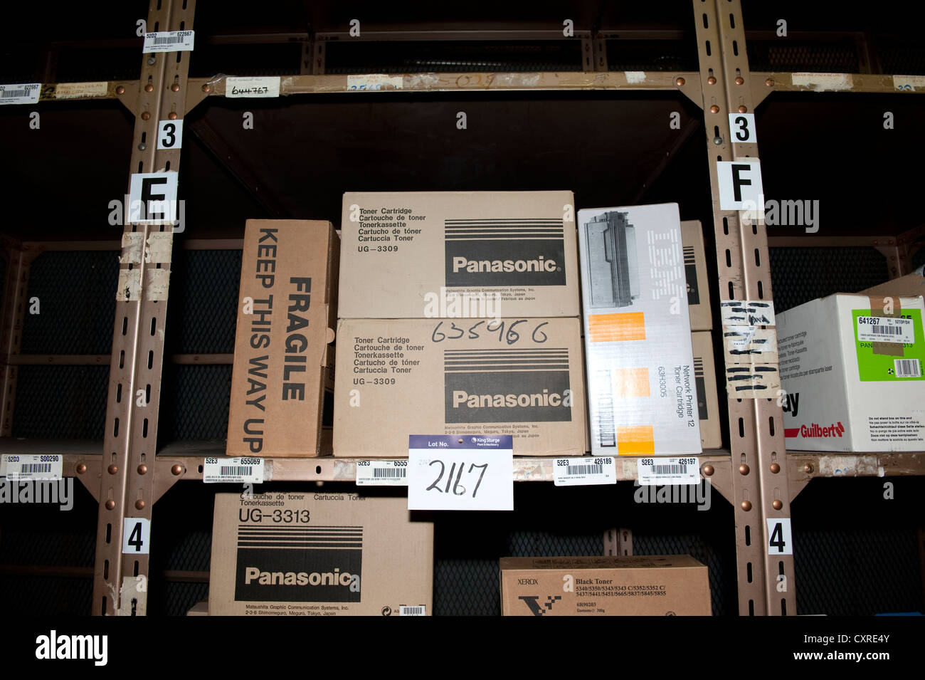 Office Toner Storage for printers Stock Photo - Alamy