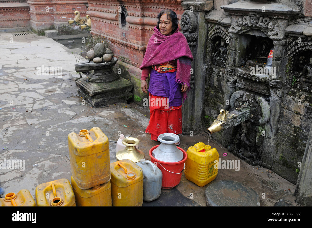 Nepal water supply hi-res stock photography and images - Alamy