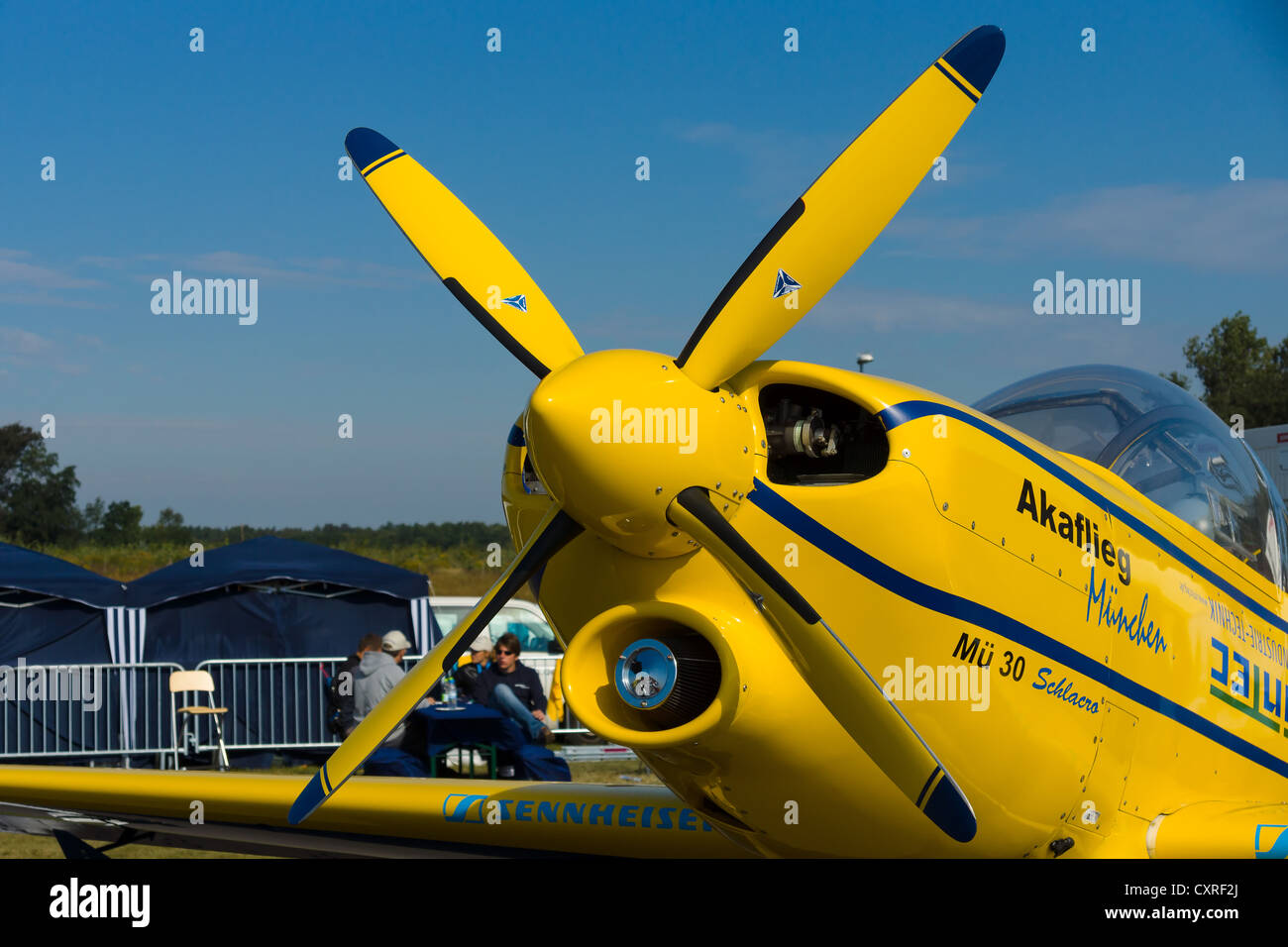 A light sport aircraft Akaflieg Munchen Mu30 Schlacro Stock Photo - Alamy